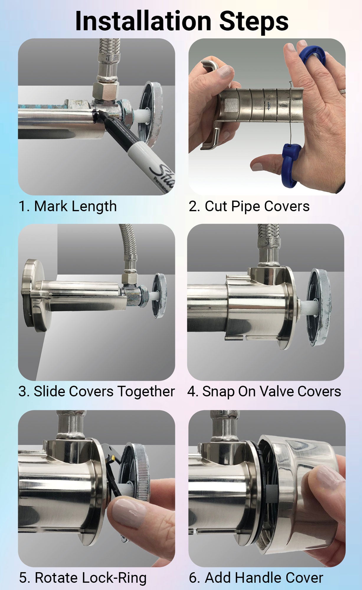 Decorative Angle Wall Valve Cover